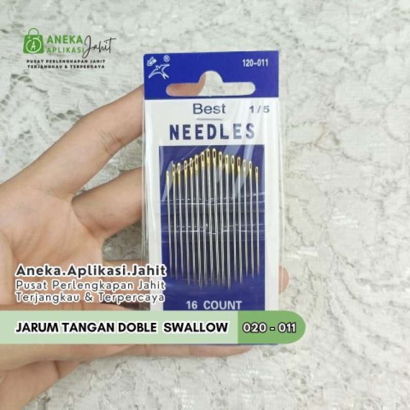 Jual Jarum Tangan Bagus / Tajam Double Swallow - 120-011 Di Seller ...