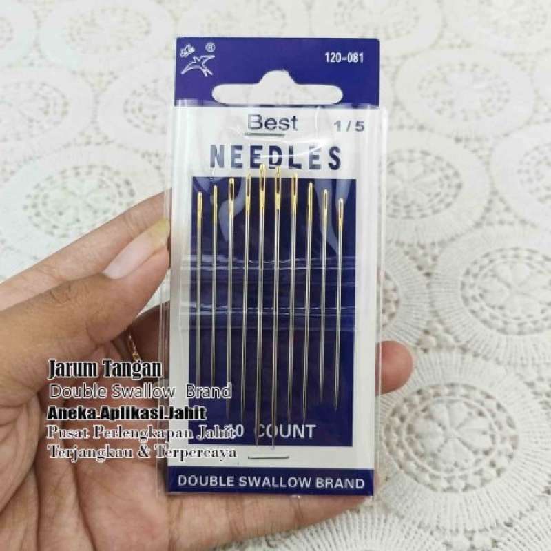 Jual Jarum Tangan Bagus / Tajam Double Swallow - 120-011 Di Seller ...