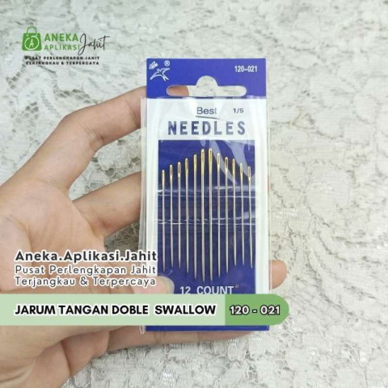 Jual Jarum Tangan Bagus / Tajam Double Swallow - 120-011 Di Seller ...