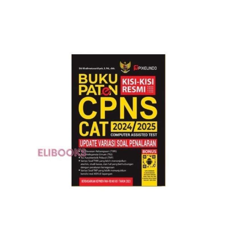 Jual Paten Pns Cat , Kitab Hitam ,panduan Resmi ,cpns Sang Tutor 2024/ ...
