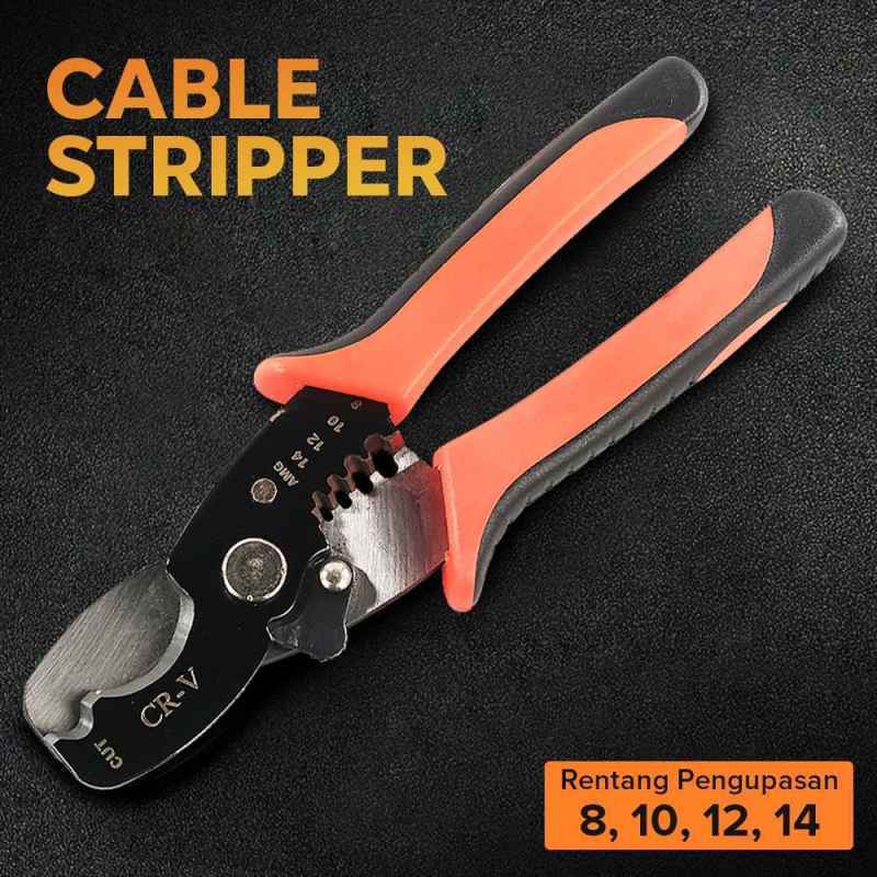 Promo Obun Tang Pemotong Kawat Listrik Multifungsi Cable Stripper ...