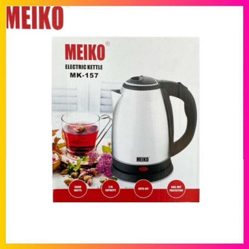 Jual Meiko Mk-157 Electric Kettle 2l Teko Listrik Pemanas Air Stainless ...