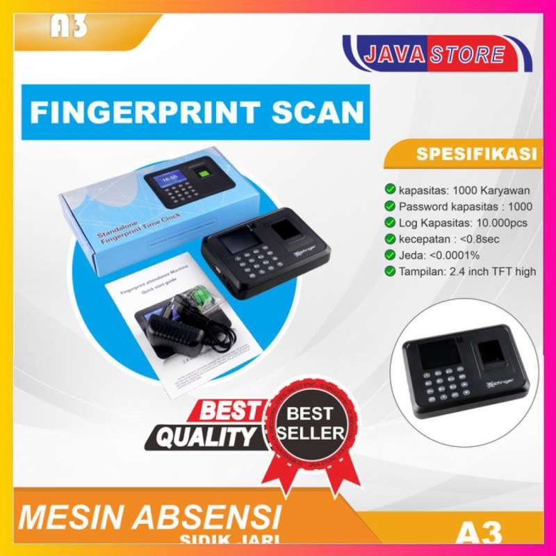 Jual Mesin Absen Absensi Sidik Jari Fingerprint Attendance Efinger Di ...