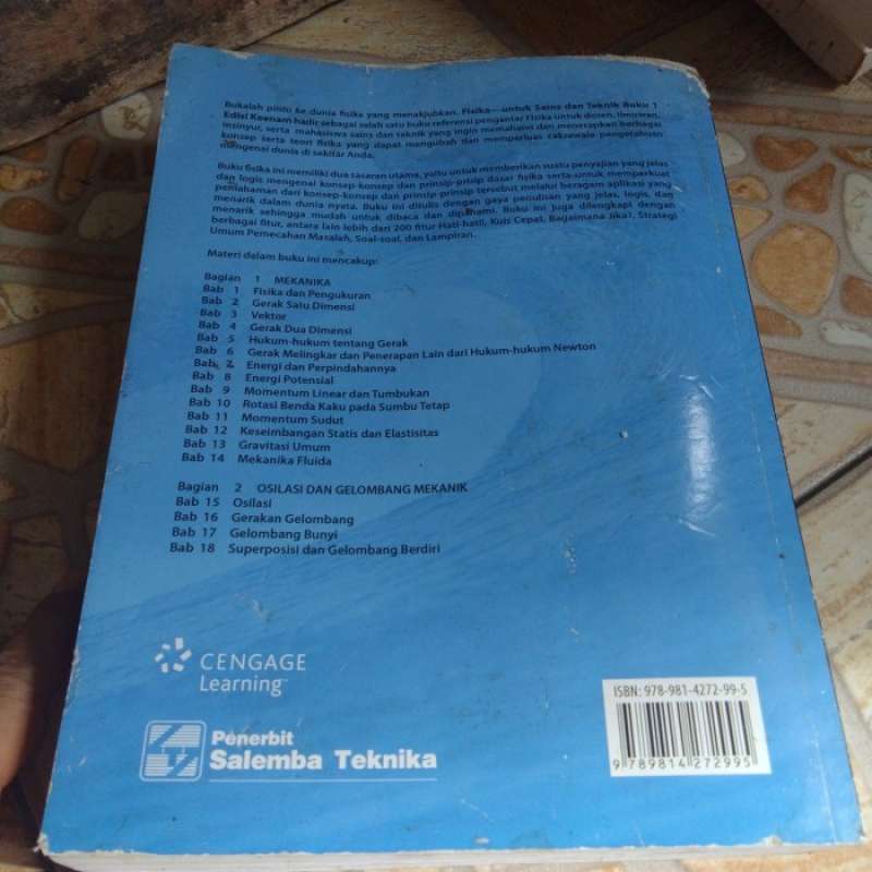 Jual Fisika Untuk Sains Dan Teknik Buku 1 Edisi 6 Serway Jewett Salemba ... Jual Fisika Untuk Sains Dan Teknik Buku 1 Edisi 6 Serway Jewett Salemba ...