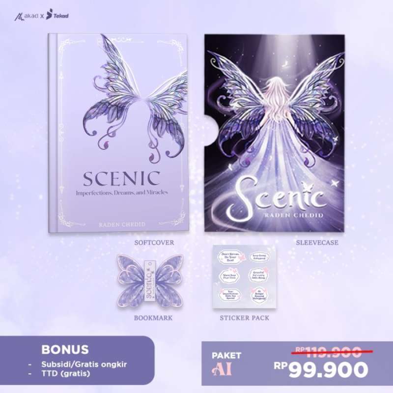 Jual Original Novel Scenic (raden Chedid) Penerbit Akad X Skuad - Paket ...