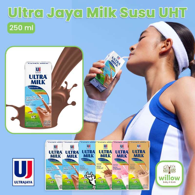 Jual Susu Uht Instan - Ultra Jaja Milk Susu Uht 250ml - Cokelat Di ...