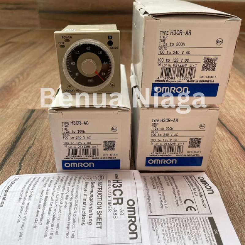 Jual Omron Timer H3cr-a8 Original 220v Ac Solid State Timer Relay ...