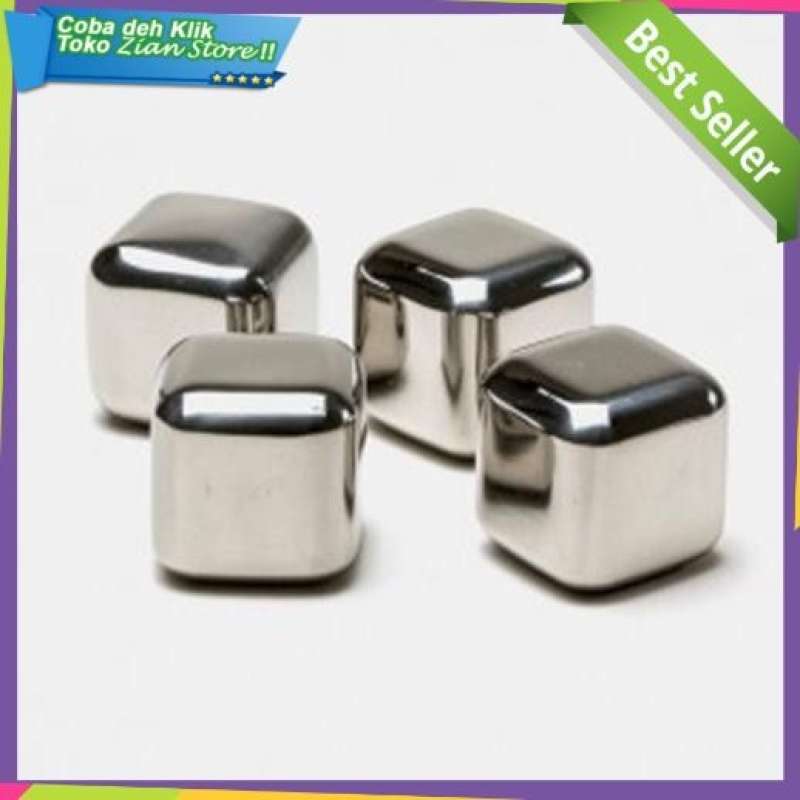 Jual Ice Cube Es Batu Kotak Besi Stainless Steel 6pc Di Seller Ayato ...