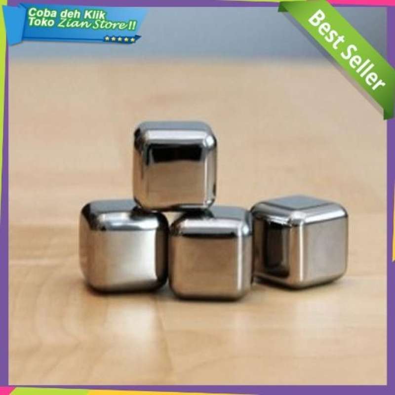 Jual Ice Cube Es Batu Kotak Besi Stainless Steel 6pc Di Seller Ayato ...