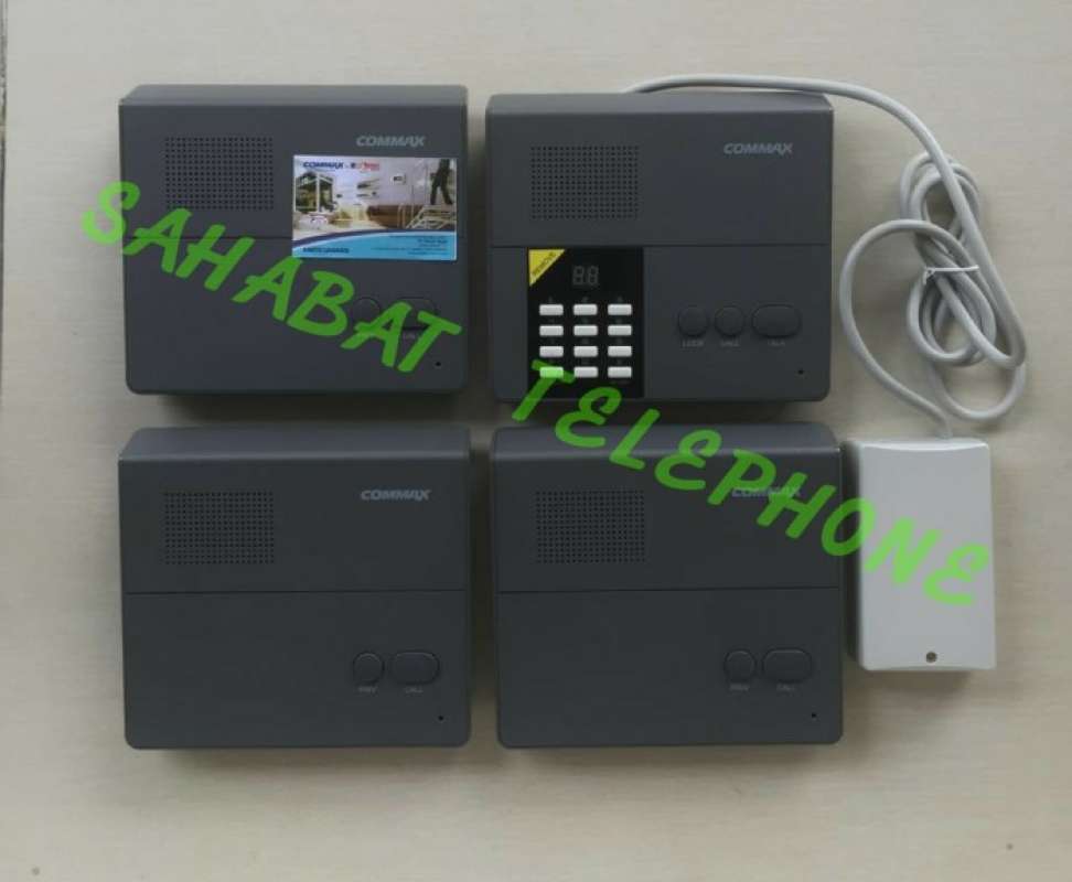Promo Commax Intercom Suara Terbuka Cm 810 + (3) 800s Diskon 4% Di ...