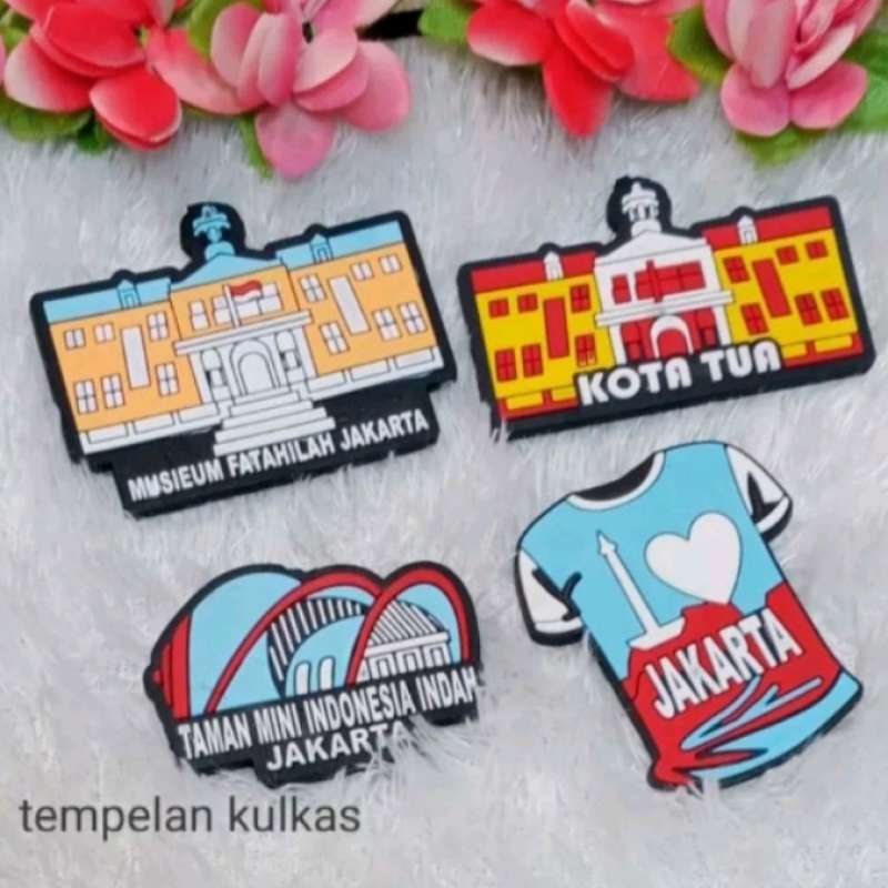 Jual Tempelan / Magnet Kulkas Khas Indonesia/ Tempelan Cantik Di Seller ...