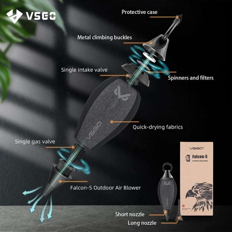 Jual Vsgo Falcon S Outdoor Air Blower Pembersih Camera Lens Sensor Kit ...