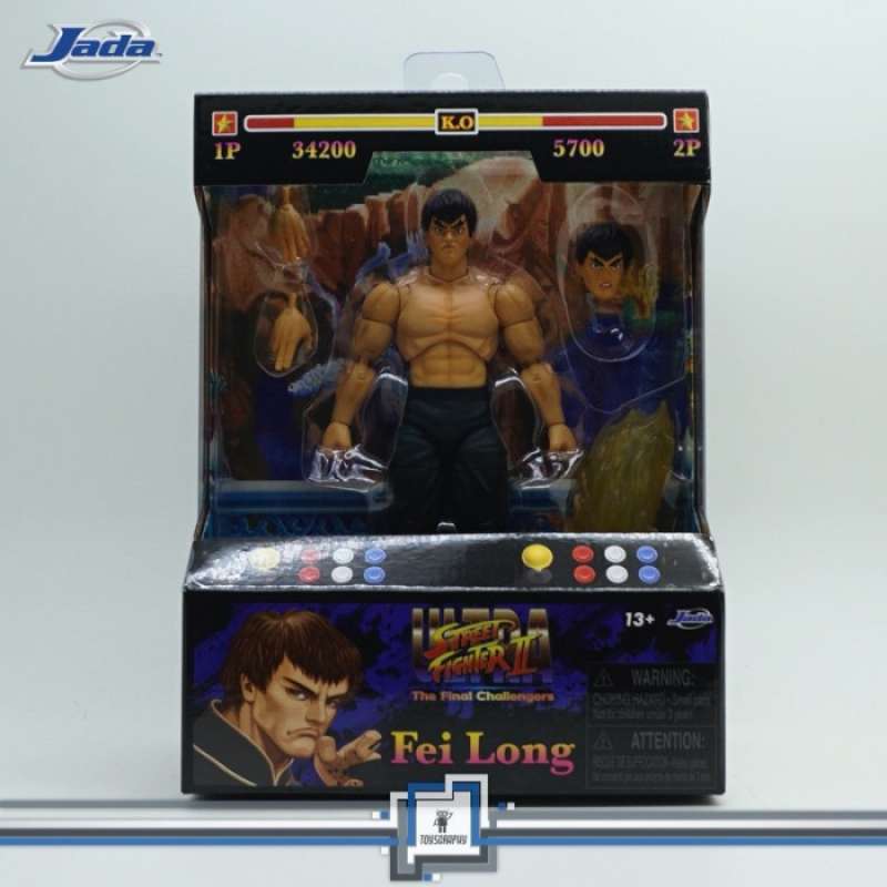 Jual Jada Toys Street Fighter Ii Ultra Fei Long Feilong Action Figure ...