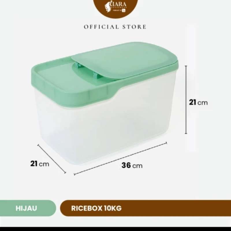 Jual Rice Box/tempat Beras 10kg Citra Jaya Plastik Di Seller Hachi ...