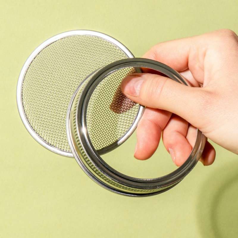 Jual Ball Mason Jar - Sprouting Lid / Strainer Wide Mouth - Tutup ...