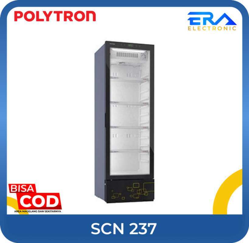 Jual Showcase Polytron Scn 237 Hitam 285 Liter 4 Rak Di Seller Shin ...