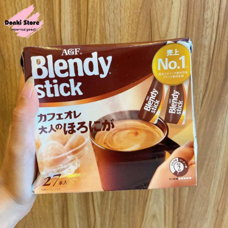 Jual Agf Blendy Stick Cafe Au Lait Instant Coffee - Bitter - Sachet Di Seller Donkistore ...