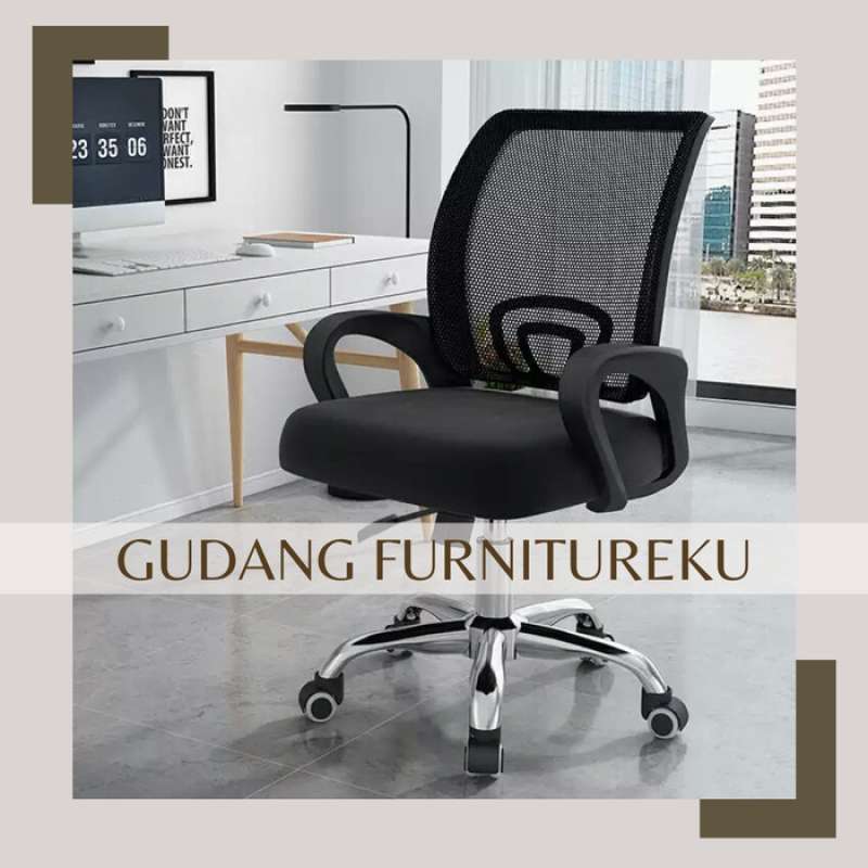 Promo Kursi Kantor Murah/ Bangku Kerja/ Office Chair Hydrolik Kursi ...