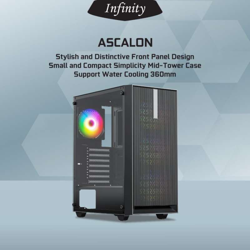 Jual Casing Infinity Ascalon - Matx, Atx - Include 3 Rgb Fan Di Seller ...