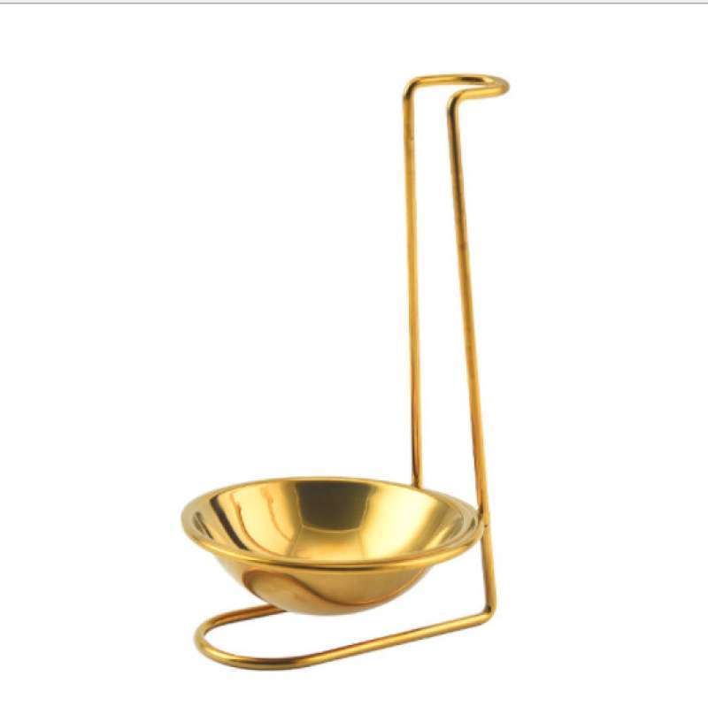 Jual Standing Sendok Sup Soup Spoon Placement Stainless Gold Shabu Suki ...
