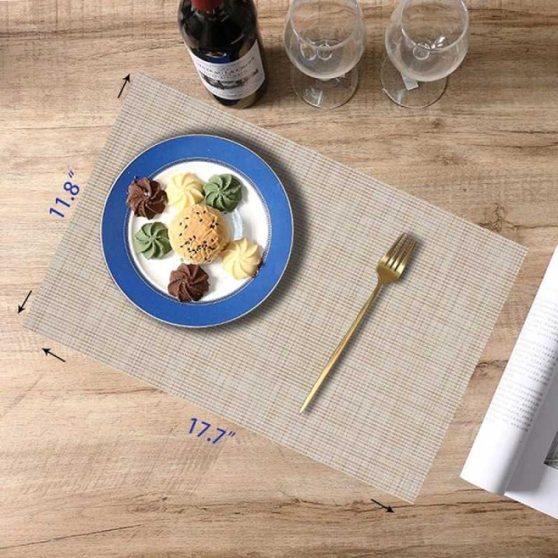 Jual Tatakan Piring Pvc Ringan Modern Minimalis Tahan Panas Table Mat ...