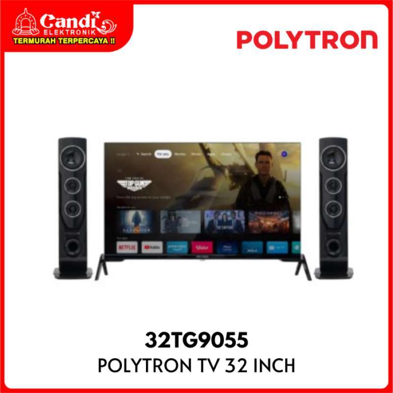 Promo Polytron Hd Ready Google Tv 32 Inch Tower Speaker 32tg9055 Diskon 17% Di Seller Candi ...