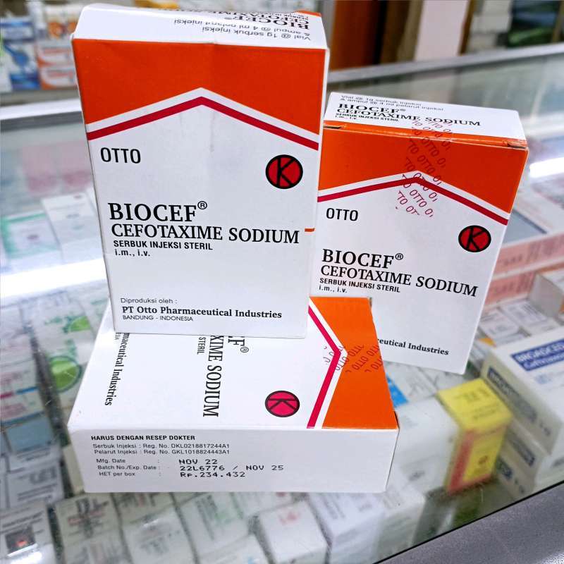 Jual Jualbiocef ( Cefotaxime )injeksi/ Box Exp 2025 Di Seller Apotik ...