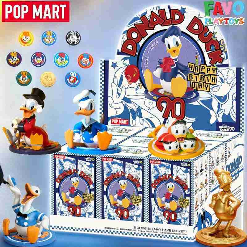 Promo Pop Mart Disney Donald Duck 90th Anniversary Blind Box Figure ...
