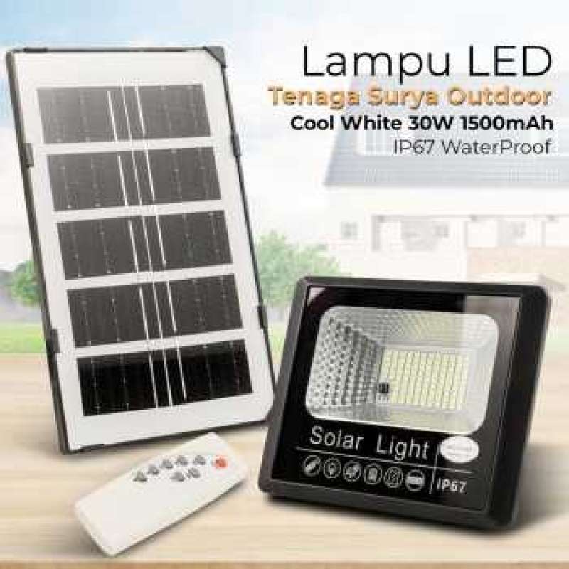 Promo Lampu Dinding Tenaga Solar Led Outdoor 30w Cahaya Terang Daya ...