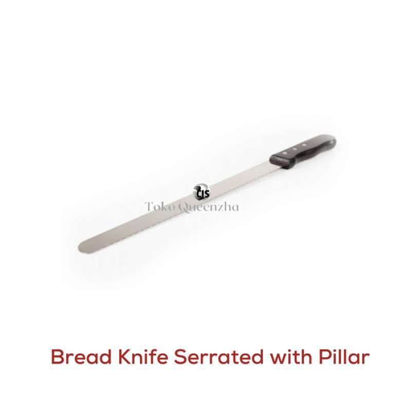 Jual Bread Knife Serrated / Pisau Stainless / Pisau Roti / Pisau ...