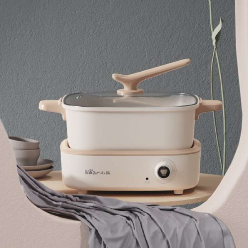 Jual Bear Multifunction Electric Cooker Hotpot 4l In Bisque - Removable ...