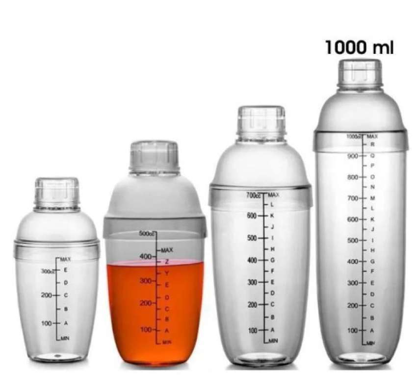 Jual Gelas Glass Takar Ukur Transparan Botol Bottle Shaker Pengocok ...