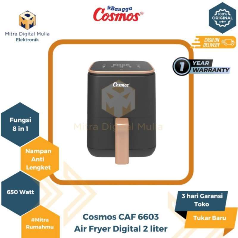 Jual Cosmos Caf 6603 Digital 8 In 1 Air Fryer 2 Liter Di Seller Shin ...