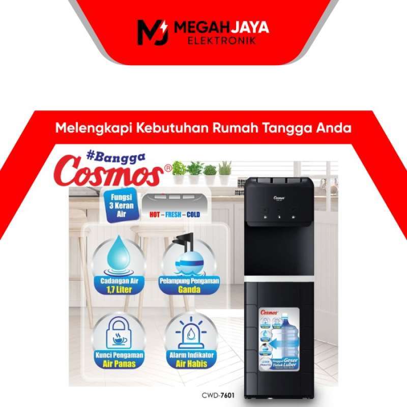 Jual Dispenser Cosmos Galon Bawah Cwd 7601 / Cwd7601 (normal, Cold And ...