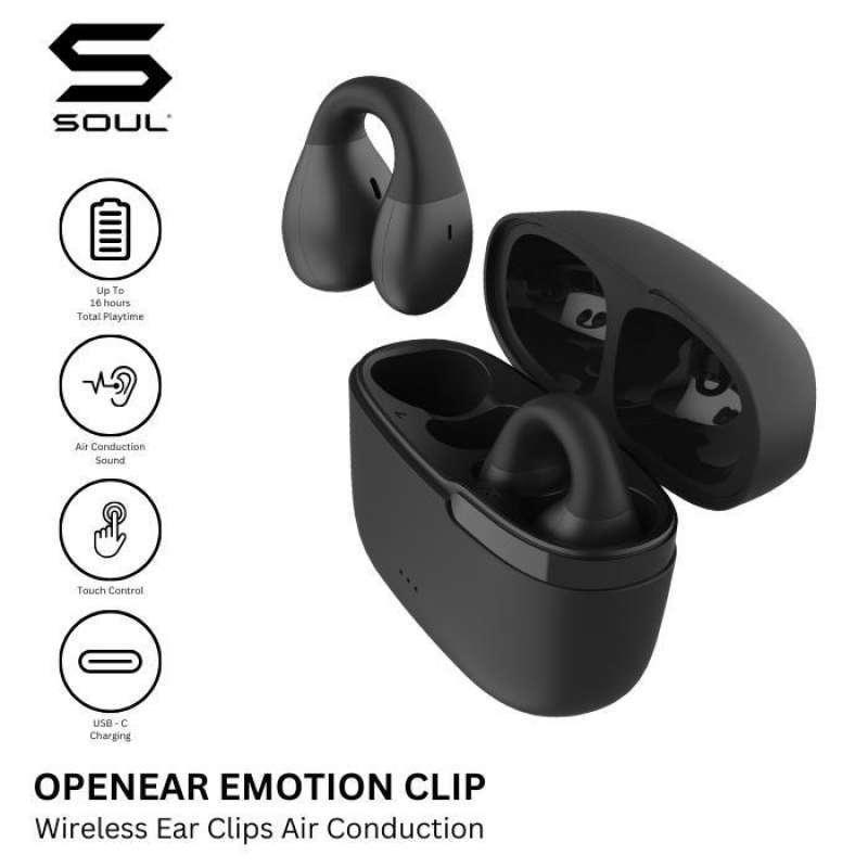 Jual Soul Openear Emotion Clip Wireless Ear Clips Air Conduction ...