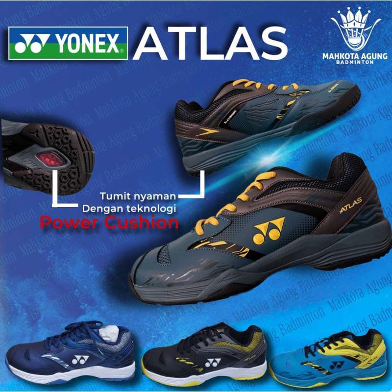 Jual Sepatu Badminton Bulutangkis Yonex Atlas Original Terbaru Ringan ...