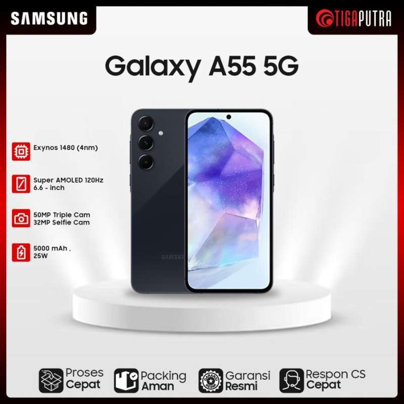 Jual Samsung Galaxy A55 5g (ram 8/12gb, Rom 256gb, Alumunium Frame) Di ...