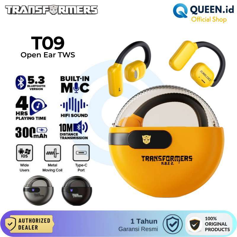 Promo Transformers T09 Tws True Wireless Earbuds Bluetooth Headset 5.3 ...