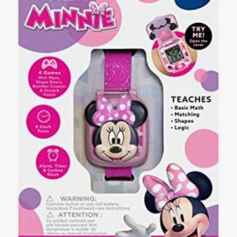 Jual Vtech Disney Minnie Mouse Watch / Jam Tangan Minnie Mouse Original ...