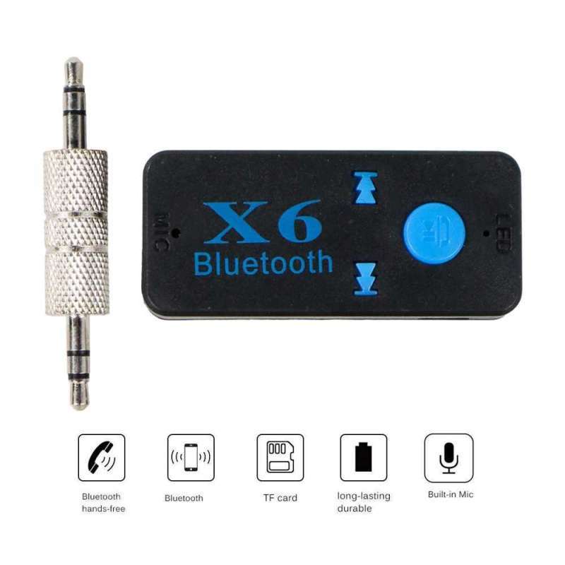 Jual Bluetooth 4.1 Aux Audio Receiver Mobil 2.4 Ghz X6 Receiver ...