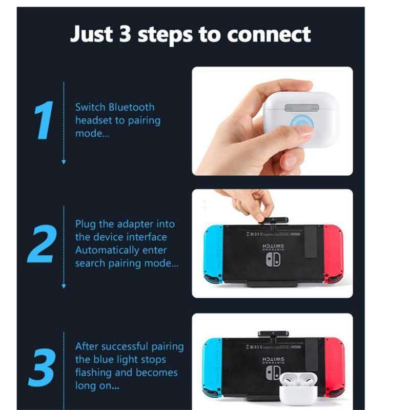 Jual Vikefon Audio Bluetooth Transmitter Usb Type C Nintendo Switch Ps4 ...