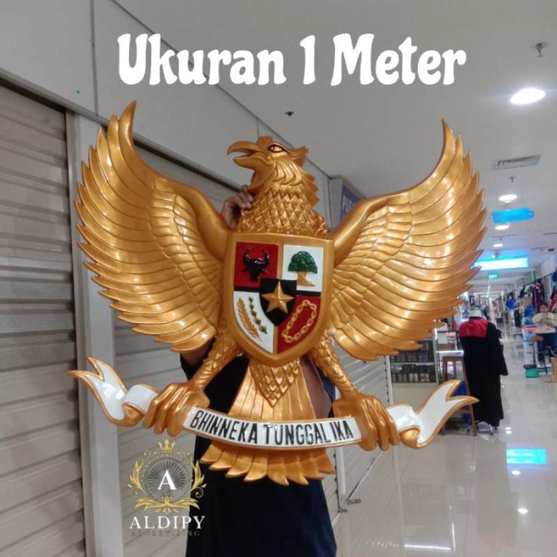 Promo 100% Produk Ori Patung Burung Garuda Pancasila Bahan Fiber Ukuran ...