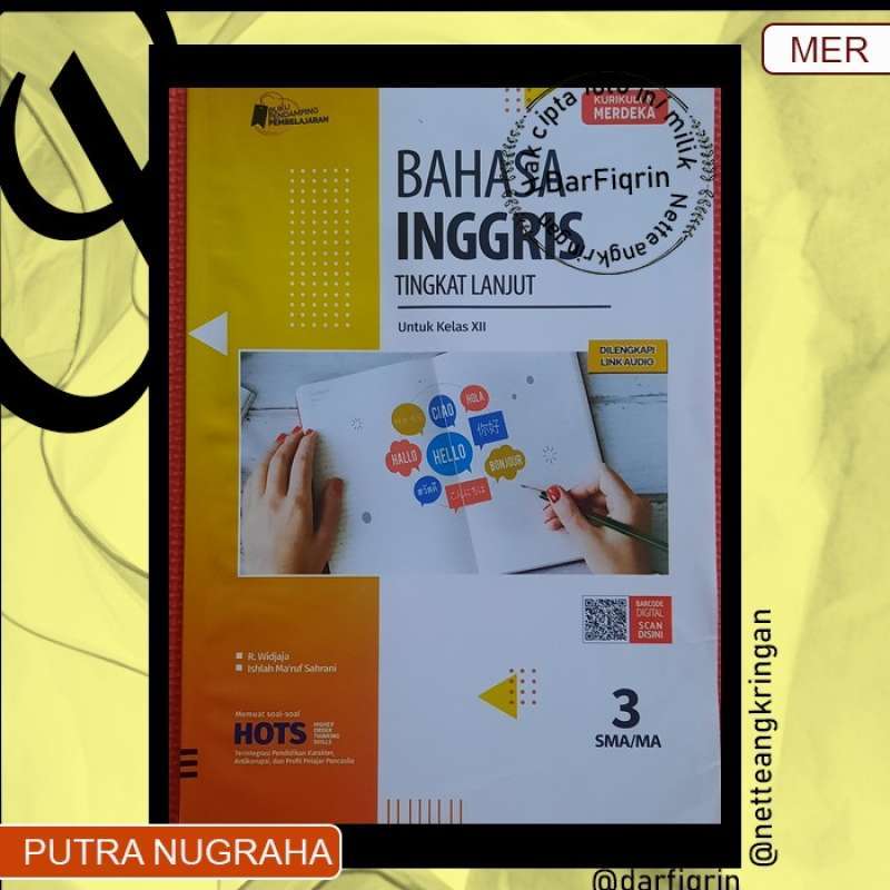 Jual Lks Bahasa Inggris Lanjut Kelas 12 Semester 1 Dan 2-sma/ma Kurmer Kurikulum Merdeka-putra ...