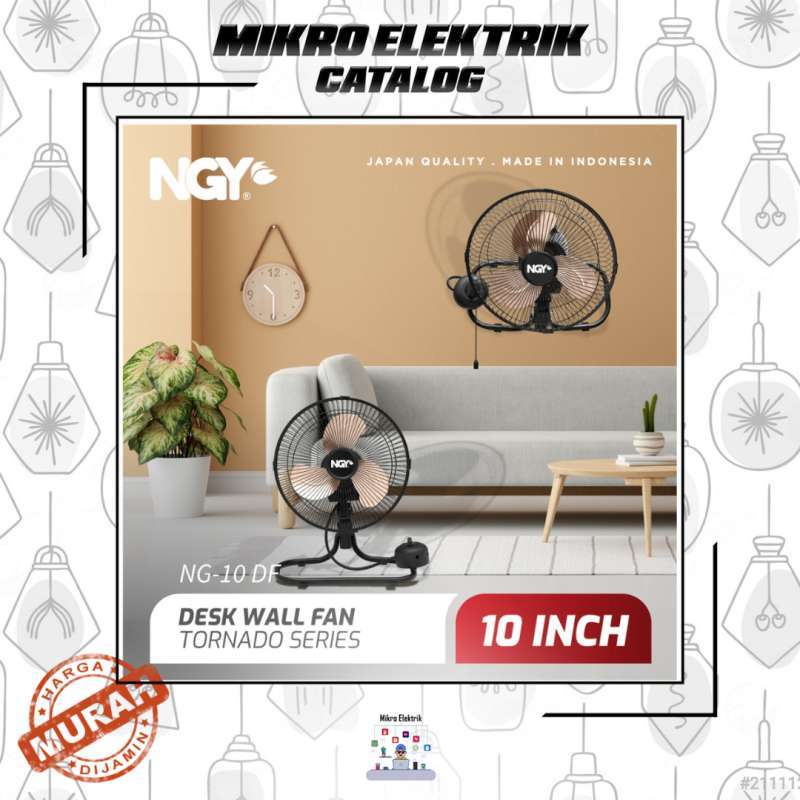 Jual Tornado Fan 2in1 / Kipas Angin Meja Lantai Dinding Besi 10 Inch Nagoya Di Seller Mikro ...