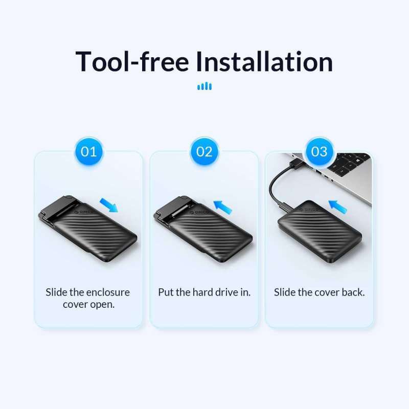 Jual 2.5 Inch External Hdd Enclosure Usb 3.0 2521u3-v1 Harddisk ...