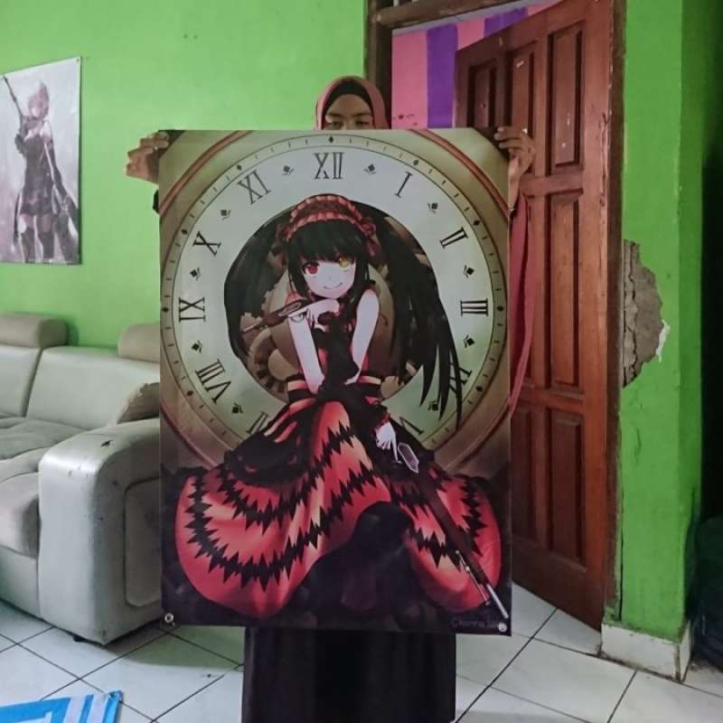 Jual Poster Anime Date A Live Tokisaki Kurumi, Panjang 1 Meter Di ...