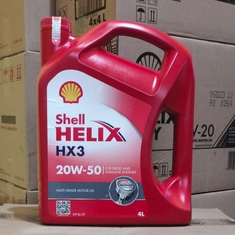 Promo Oli Shell Helix Hx3 Sae 20w-50 Oli Mobil Original Diskon 33% Di ...