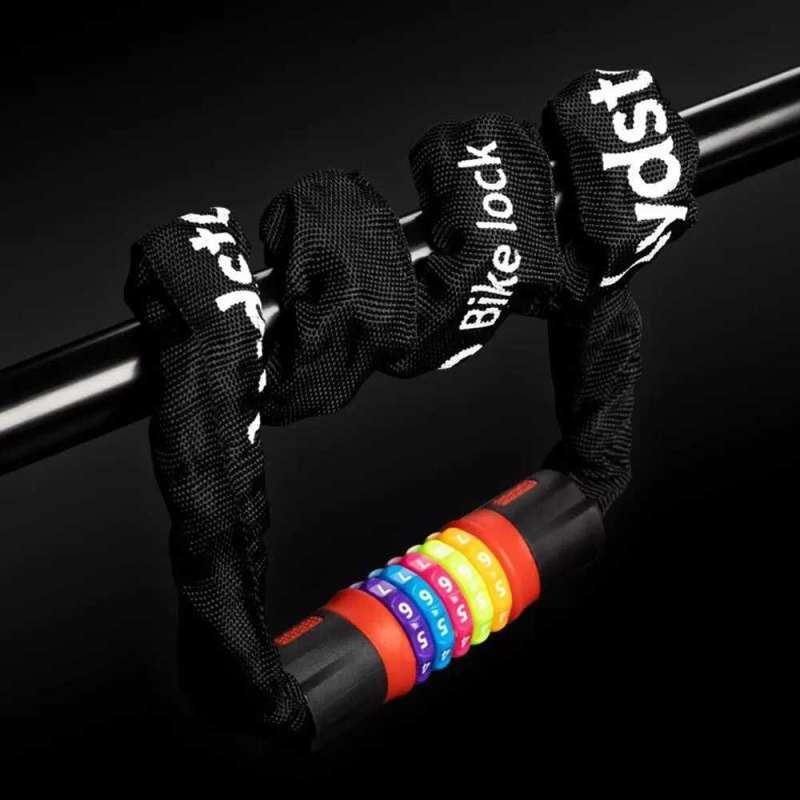 Jual Gembok Sepeda Motor 5 Digit Rainbow Lock Chain Ym-chs01 Pengunci ...