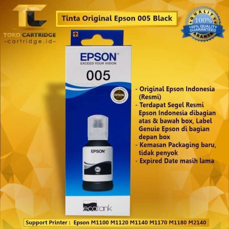 Promo 100% Produk Ori Tinta Epson 005 Black Original Refill Printer ...