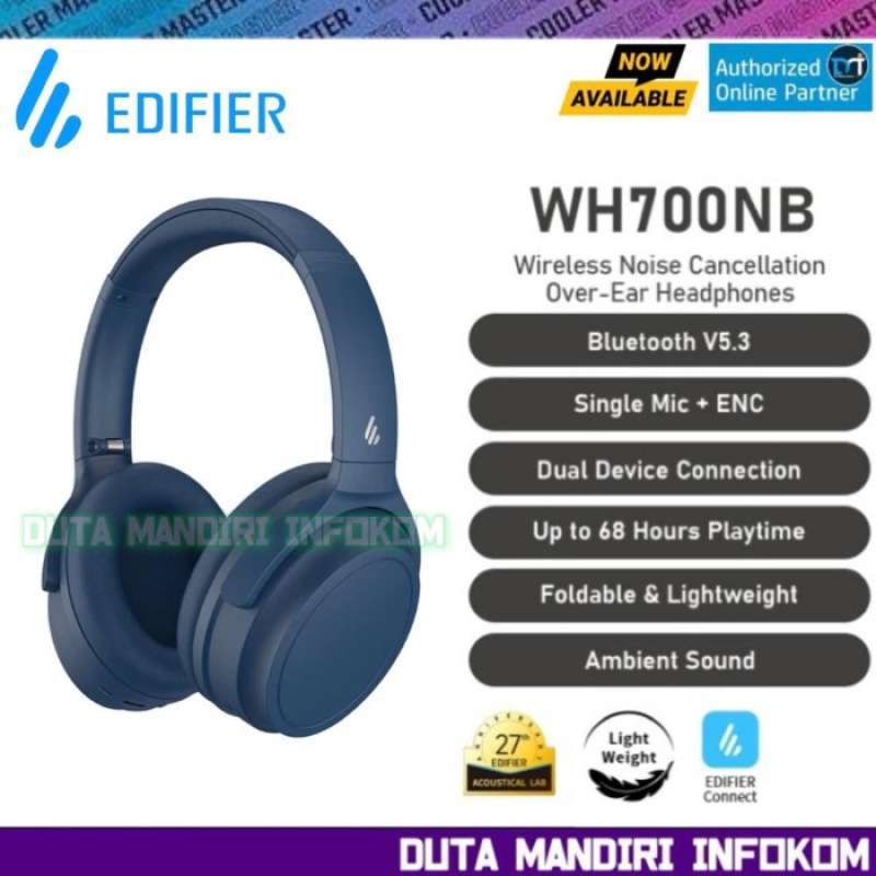 Promo Edifier Wh700nb - Wireless Noise Cancellation Anc Over-ear ...
